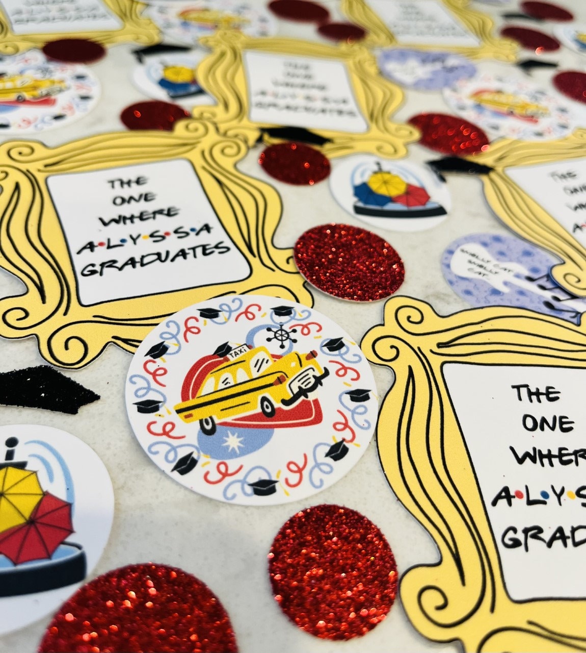 Personalized Graduation, Friends Party, Friends Theme Graduation, the ...