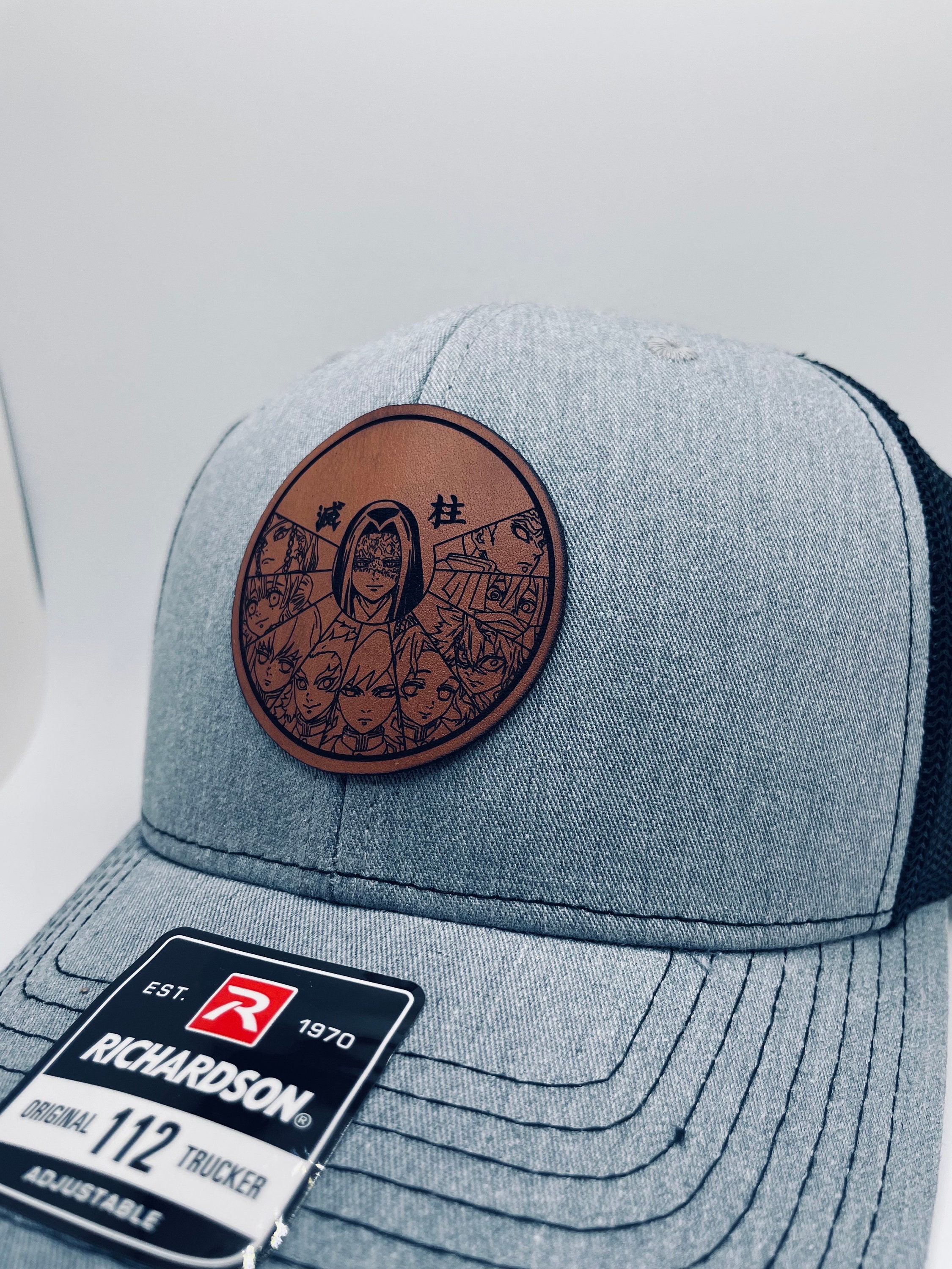 Custom Hashira Leather Patch Hat - Etsy