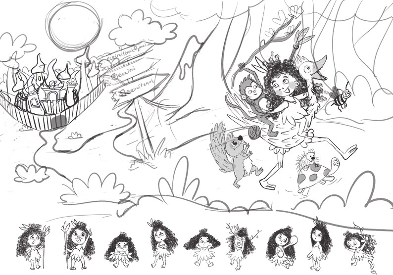 Personalized Character Design | Digital Illustration for Stories or ...