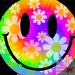 Distressed Tie-dye Daisy Smiley Face - Digital Download PNG - Etsy