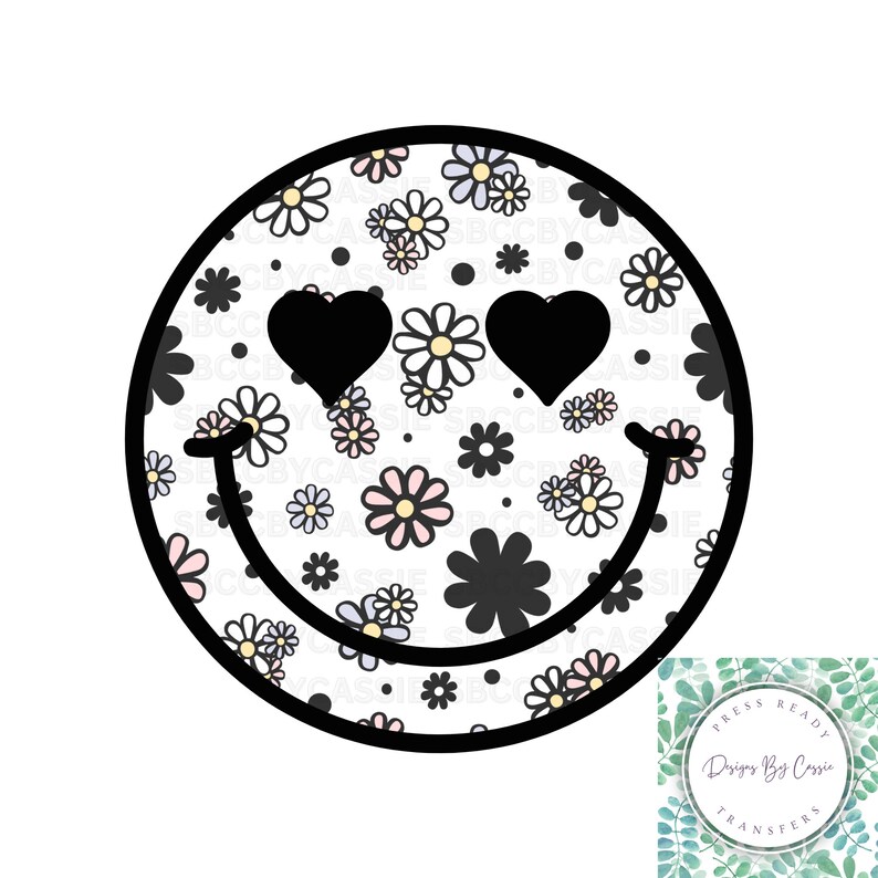 Smiley Face Dtf/sublimation Transfer: Checkered Star Design - Etsy