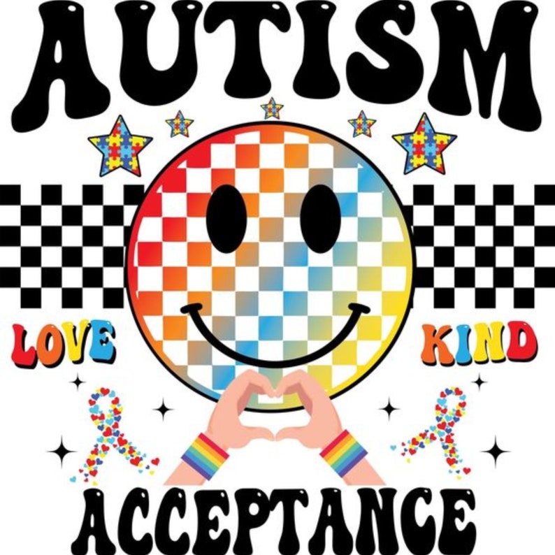 Autism DTF Transfers - Three Choices Available- Awareness, Acceptance ...