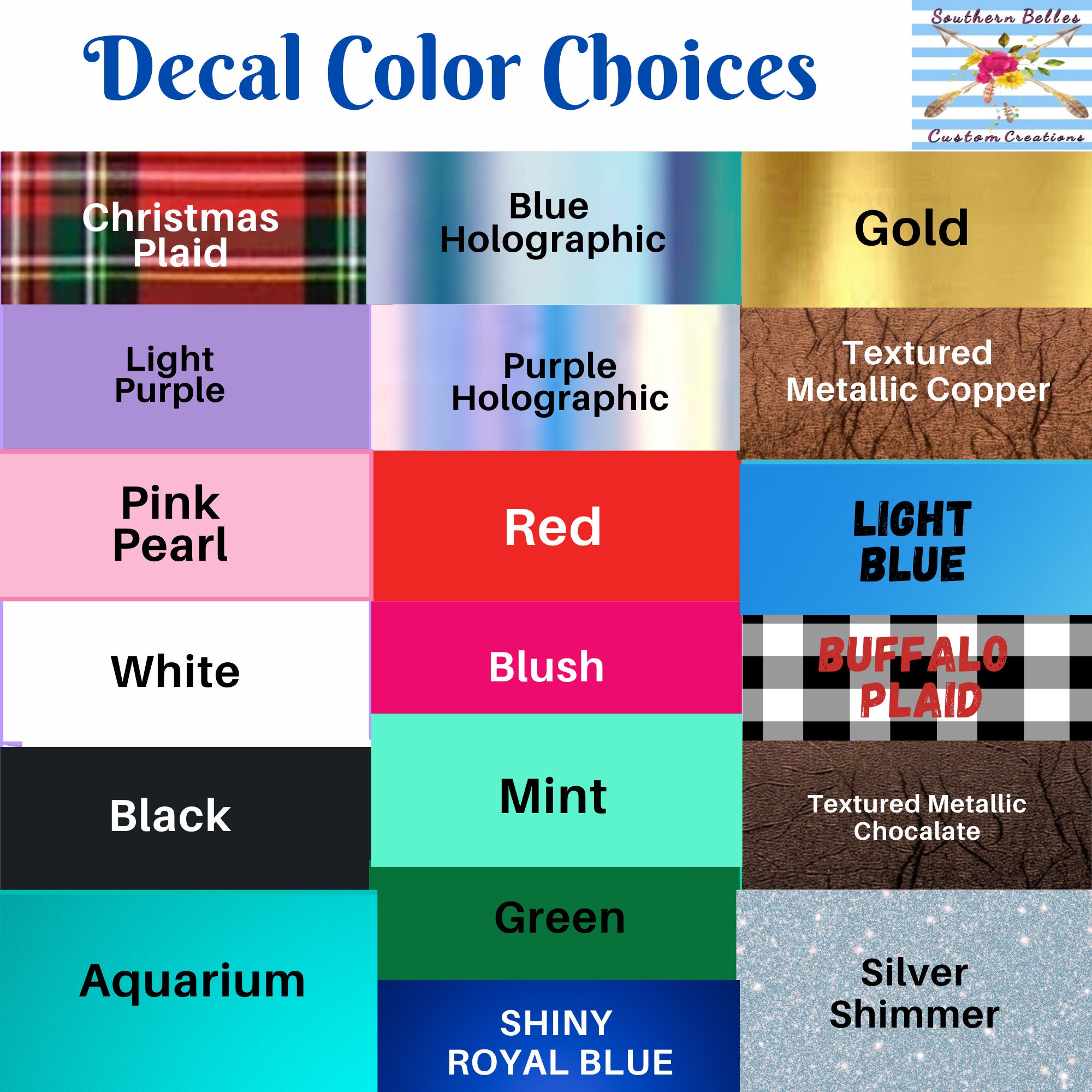 Custom Premium Vinyl Mailbox Decals- Personalized Decals for Any ...