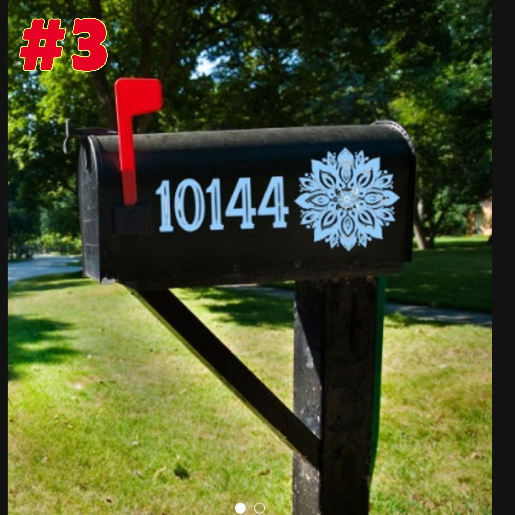 Custom Premium Vinyl Mailbox Decals Personalized Decals for Any Mailbox ...