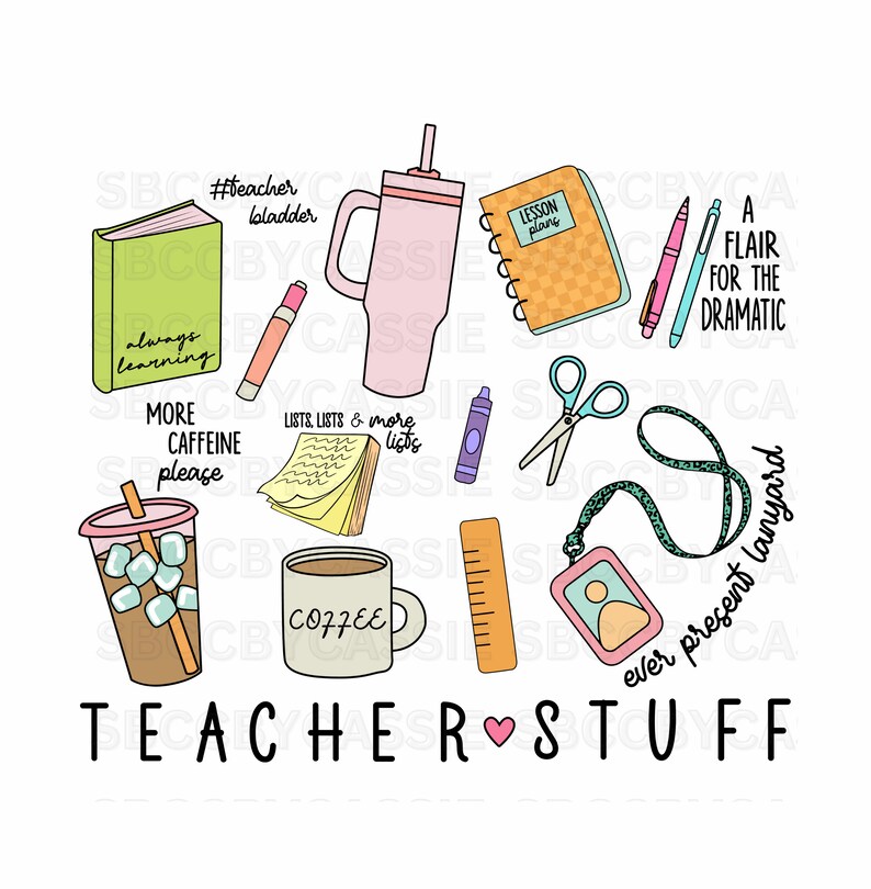 Various Teacher DTF Transfer Choices- Choose Your Transfer Size and ...