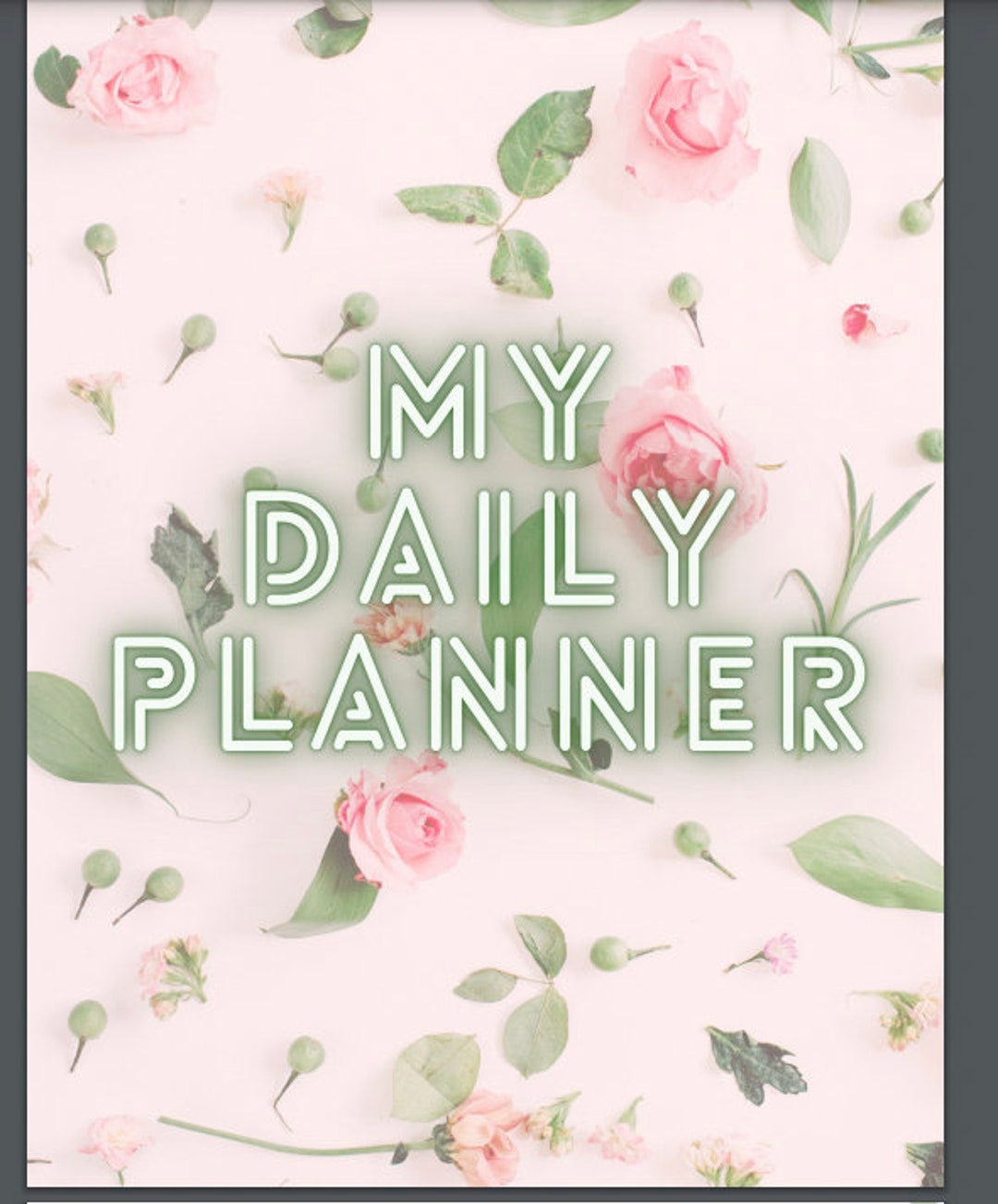 My Daily Planner-digital Planner, Goodnotes, iPad Planner-vertical - Etsy