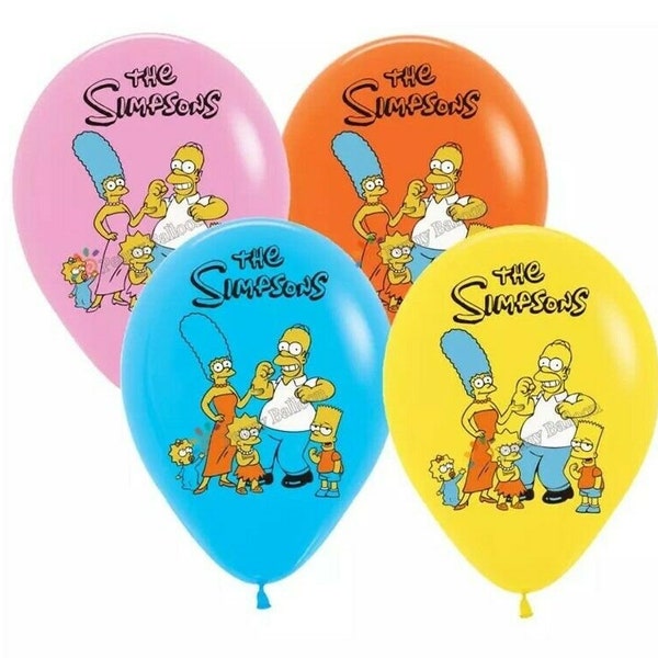 Simpsons Balloons - Etsy
