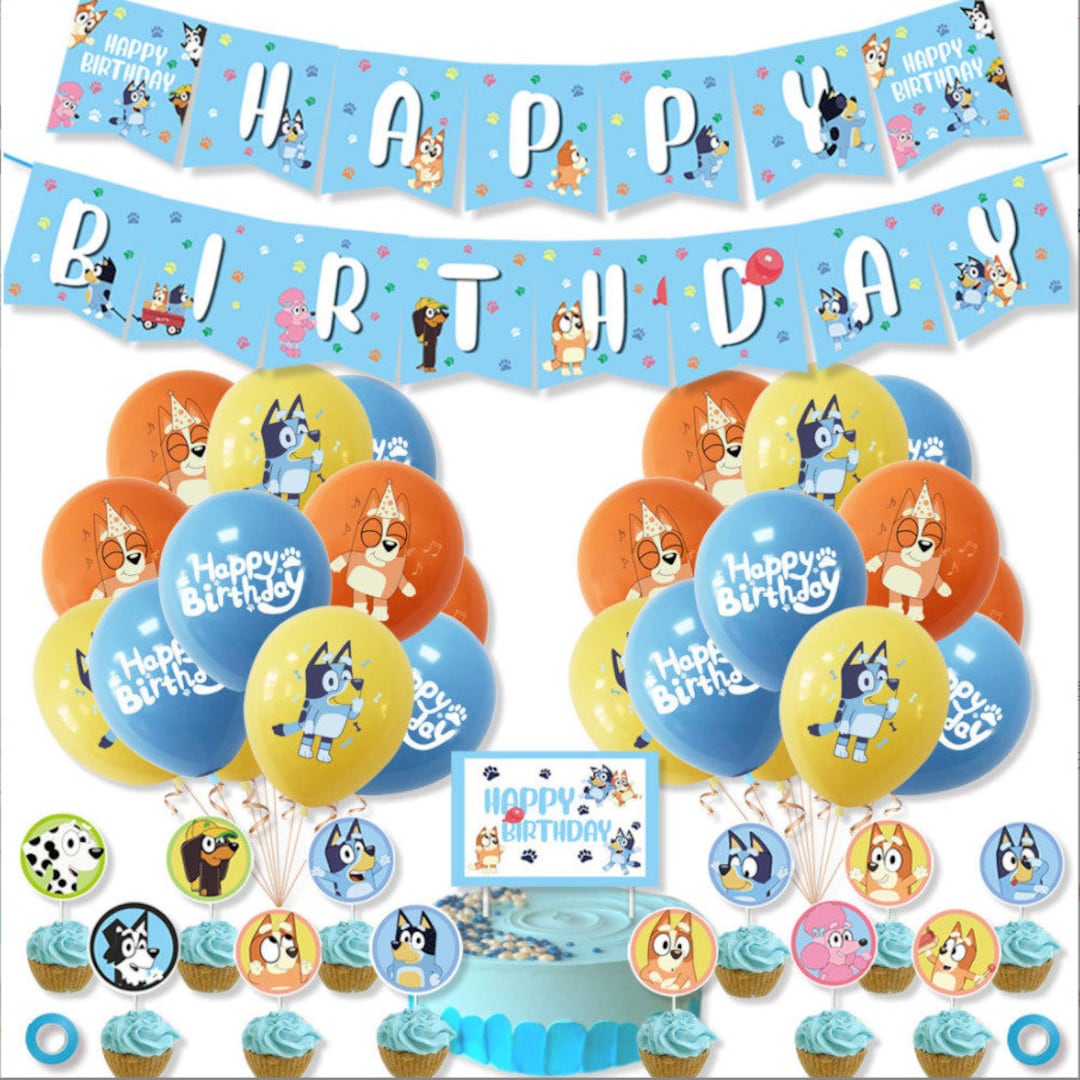 BLUEY Themed Party Supplies for All Parties; Cups, Plates and More - Etsy