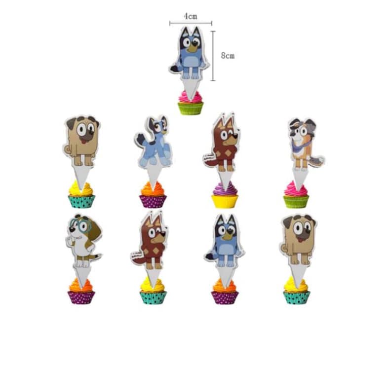 BLUEY Themed Party Supplies for All Parties; Cups, Plates and More - Etsy