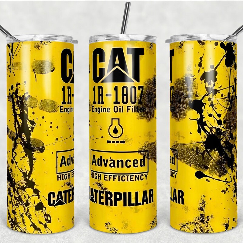 Cat Oil Filter Tumbler - Etsy