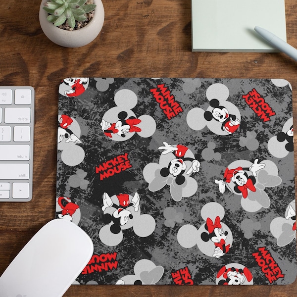 Mickey and Minnie Mouse Pad - Etsy