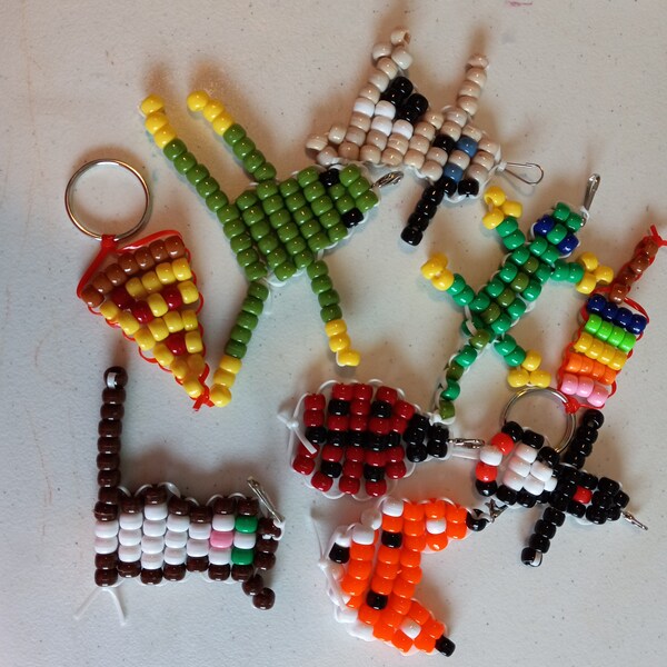 Beaded Turtle Keychain - Etsy