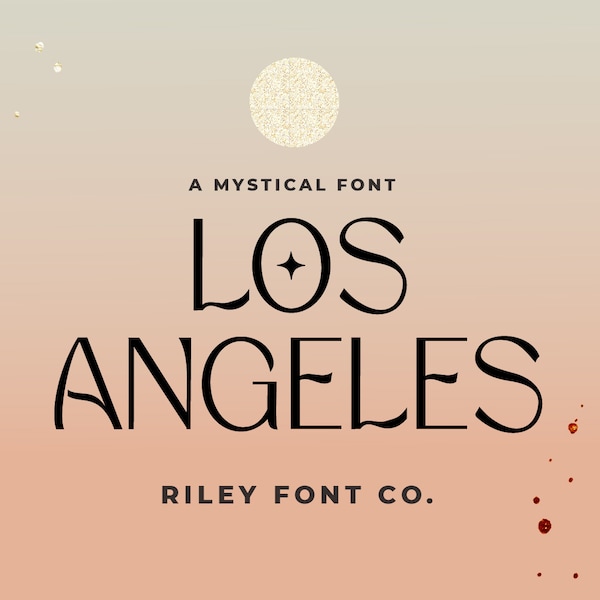 Los Angeles Font - Etsy