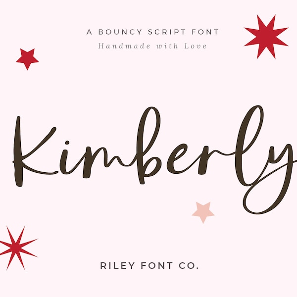 Casual Script - Etsy