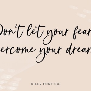 Albany Font Bouncy Script Font Modern Calligraphy Cricut | Etsy