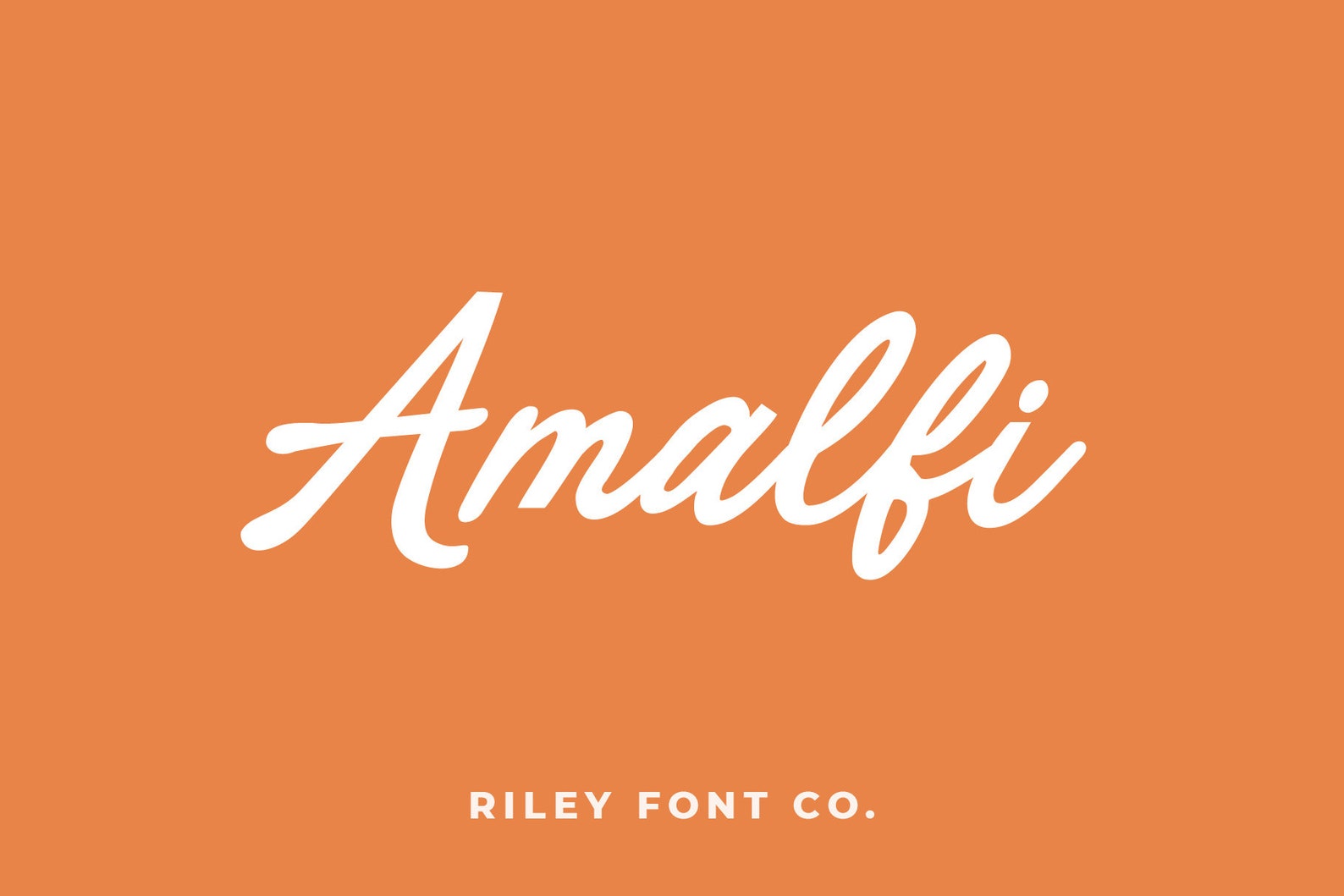 Amalfi Font - Bold Script Font, Cricut Font, Thick Cursive Font, Cute ...