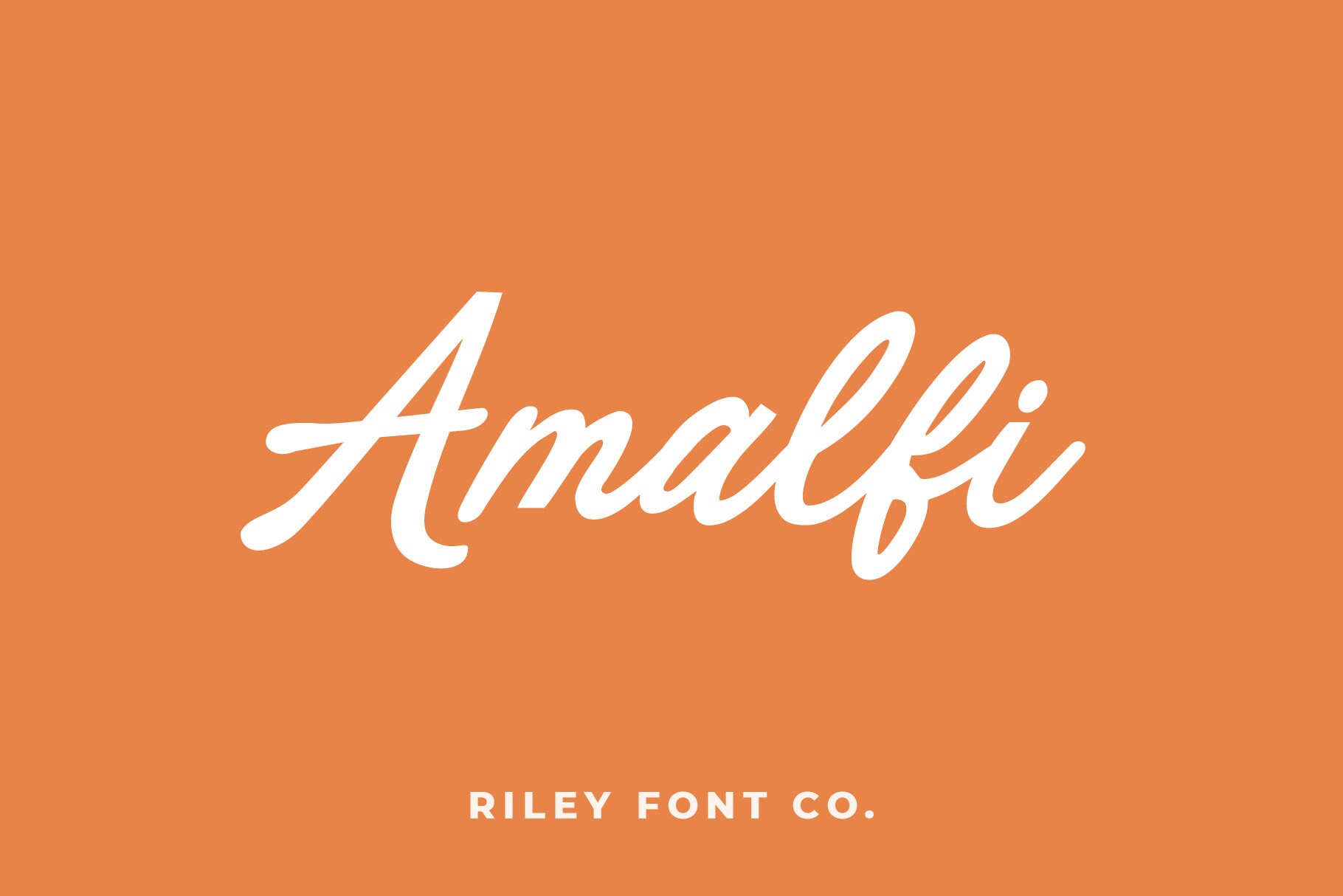 Amalfi Font Bold Script Font, Cricut Font, Thick Cursive Font, Cute ...