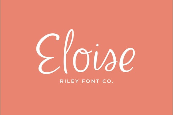 Eloise Font Handwriting Font Cute Font Fun Font Bold - Etsy Ireland