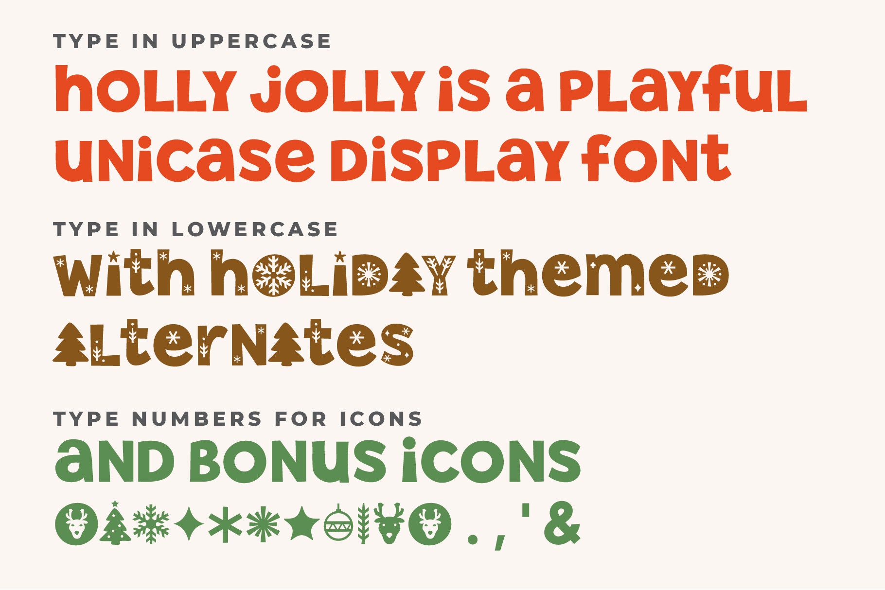 Holly Jolly Font Christmas Font, Holiday Font, Cricut Christmas Font ...