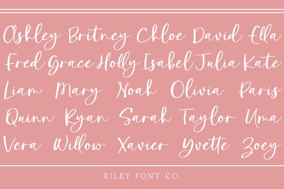 Pretty Fonts For Girls
