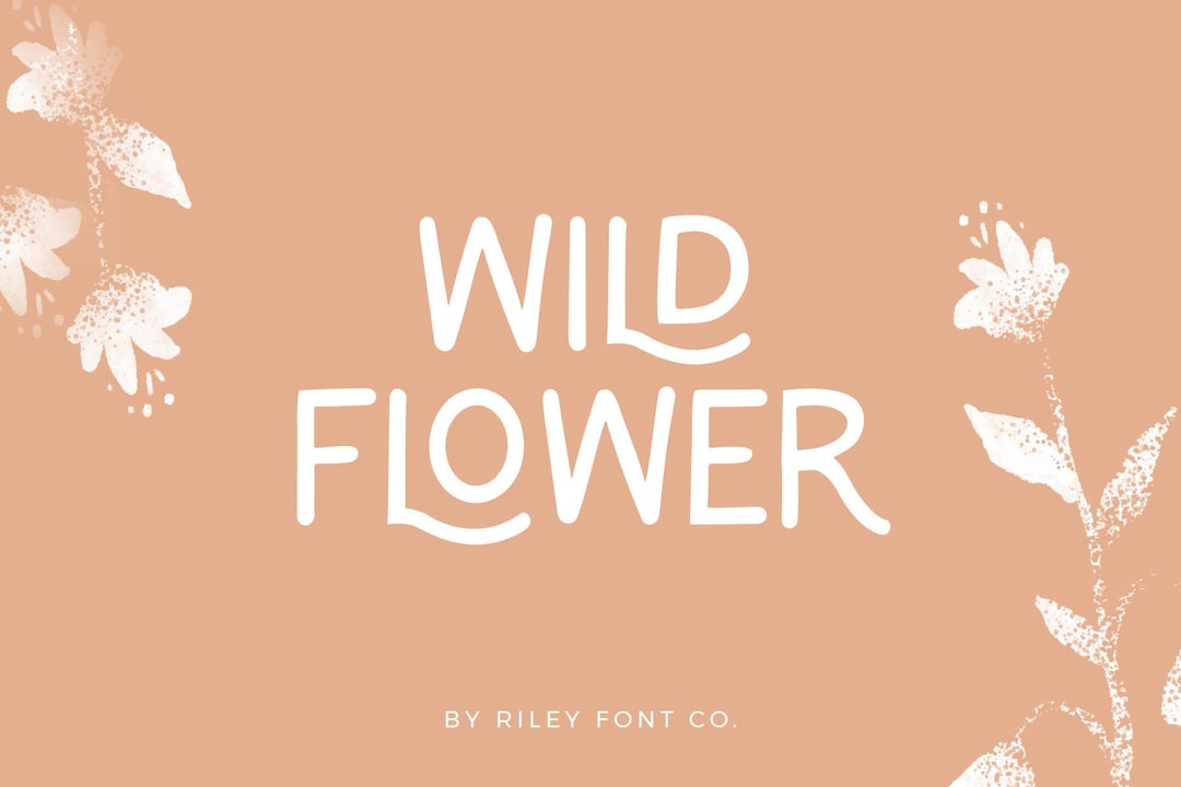 Wildflower Font - Handwritten Font, Ligature Font, Notes Font ...