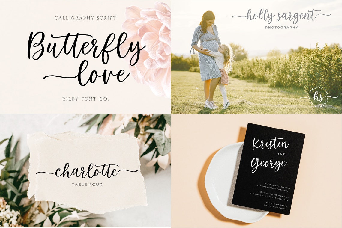 Farmhouse Font Bundle Rustic Fonts Fonts With Tails for - Etsy