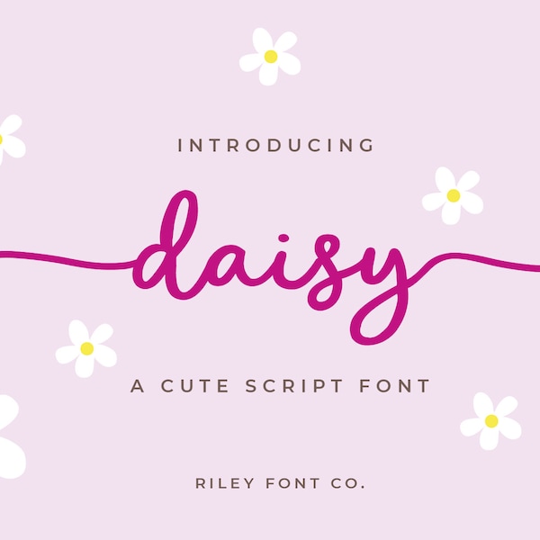 Cursive Font - Etsy