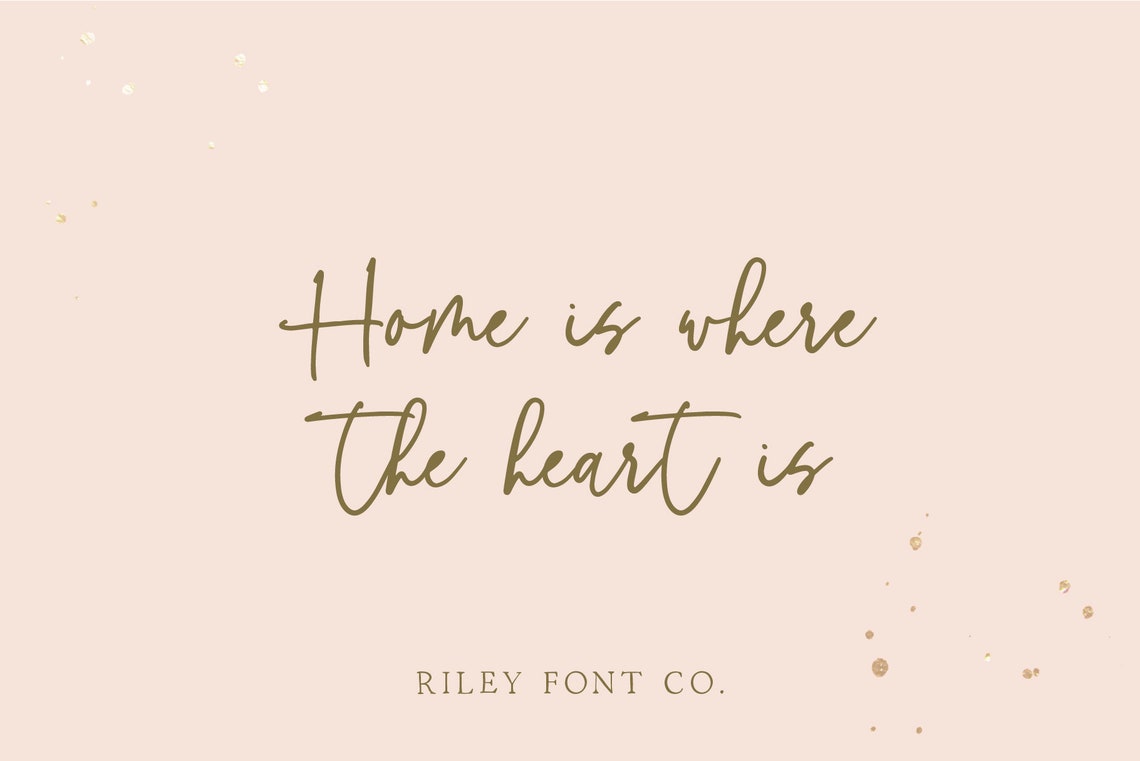 Katelyn Font Modern Handwriting Font Wedding Font Chic - Etsy