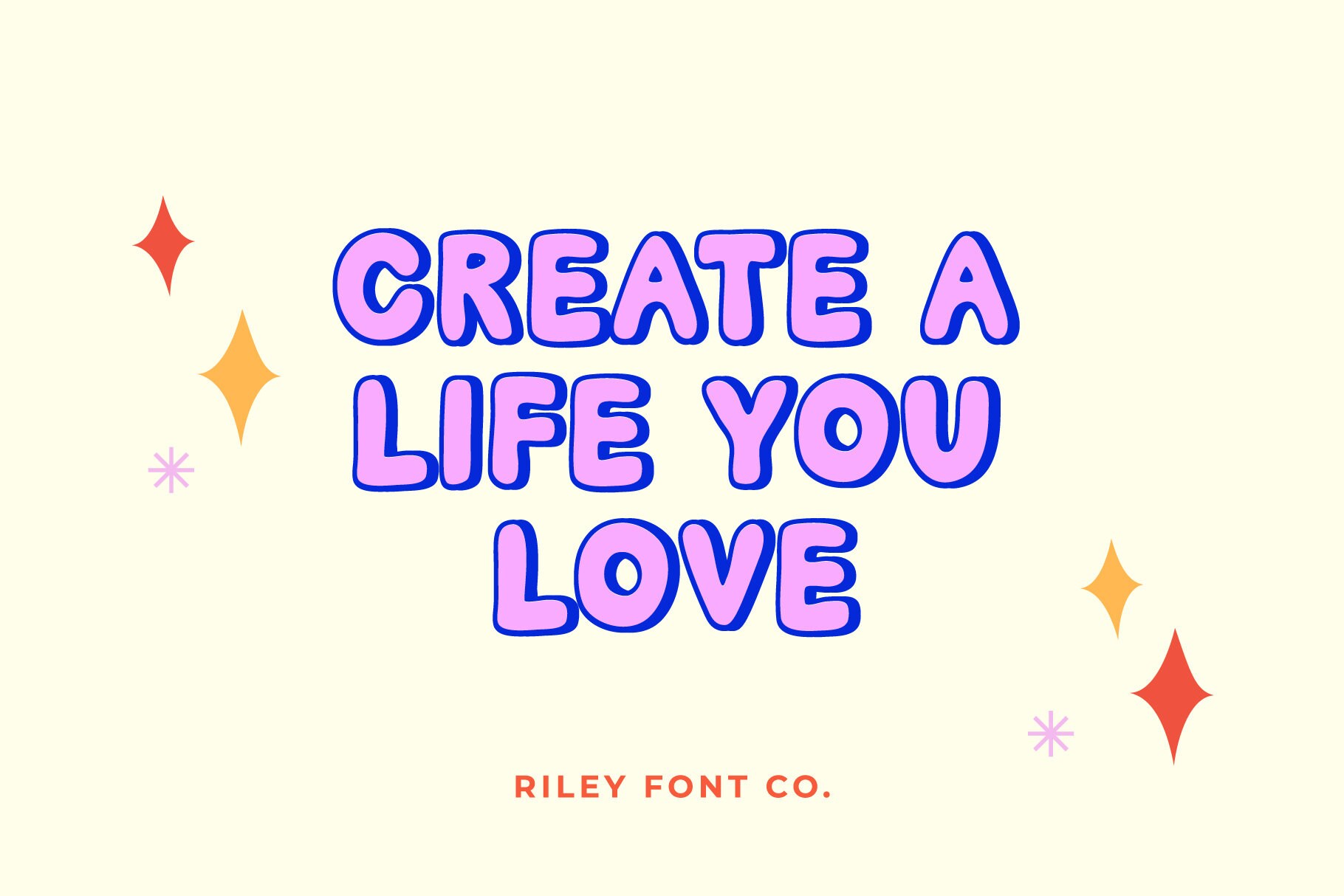 Good Vibes Font Retro Bubbly Font, 70s Font, 60s Font, Cricut Font ...