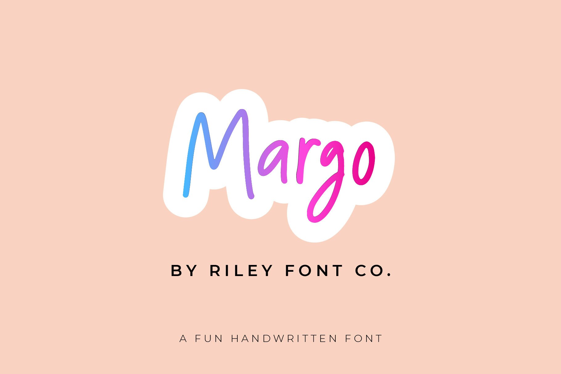 Margo Font Casual Handwriting Font, Cute Font, Fun Font, Bold Font ...