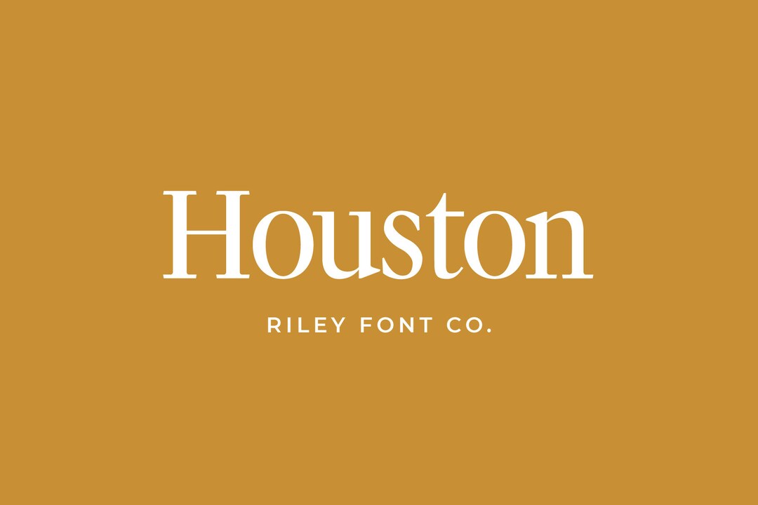 Houston Serif Font - Condensed Font, Retro Font, Nineties Font ...