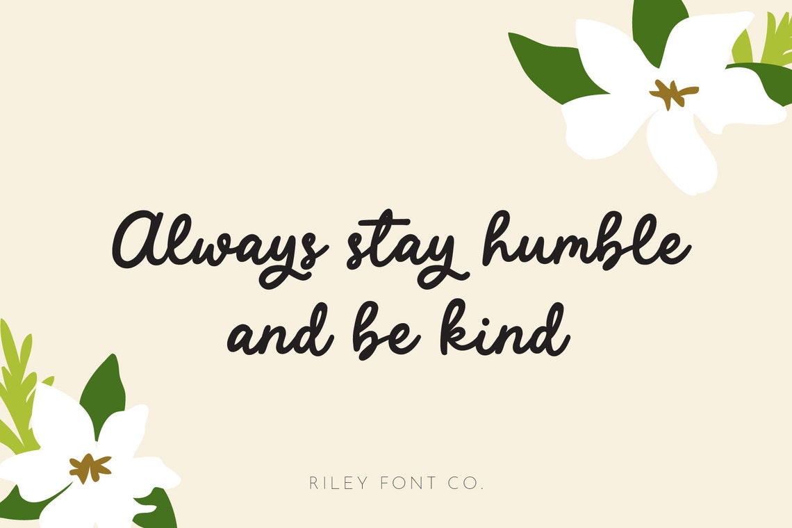 Magnolia Font Bold Script Font Cricut Font Thick Cursive - Etsy