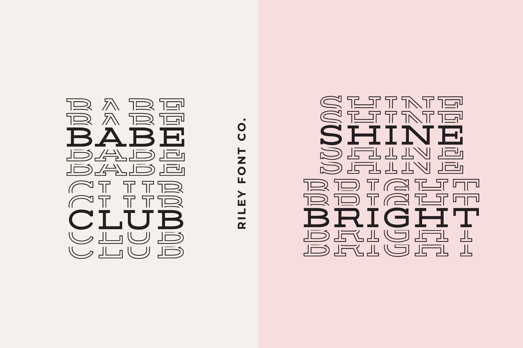 London Stacked Font - Mirror Font, Echo Font, Cricut Font, Stacked ...