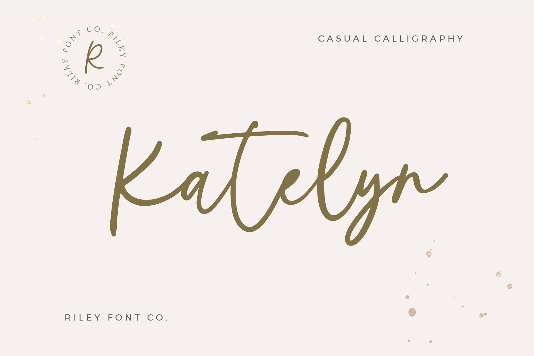 Katelyn Font Modern Handwriting Font, Wedding Font, Chic Font ...