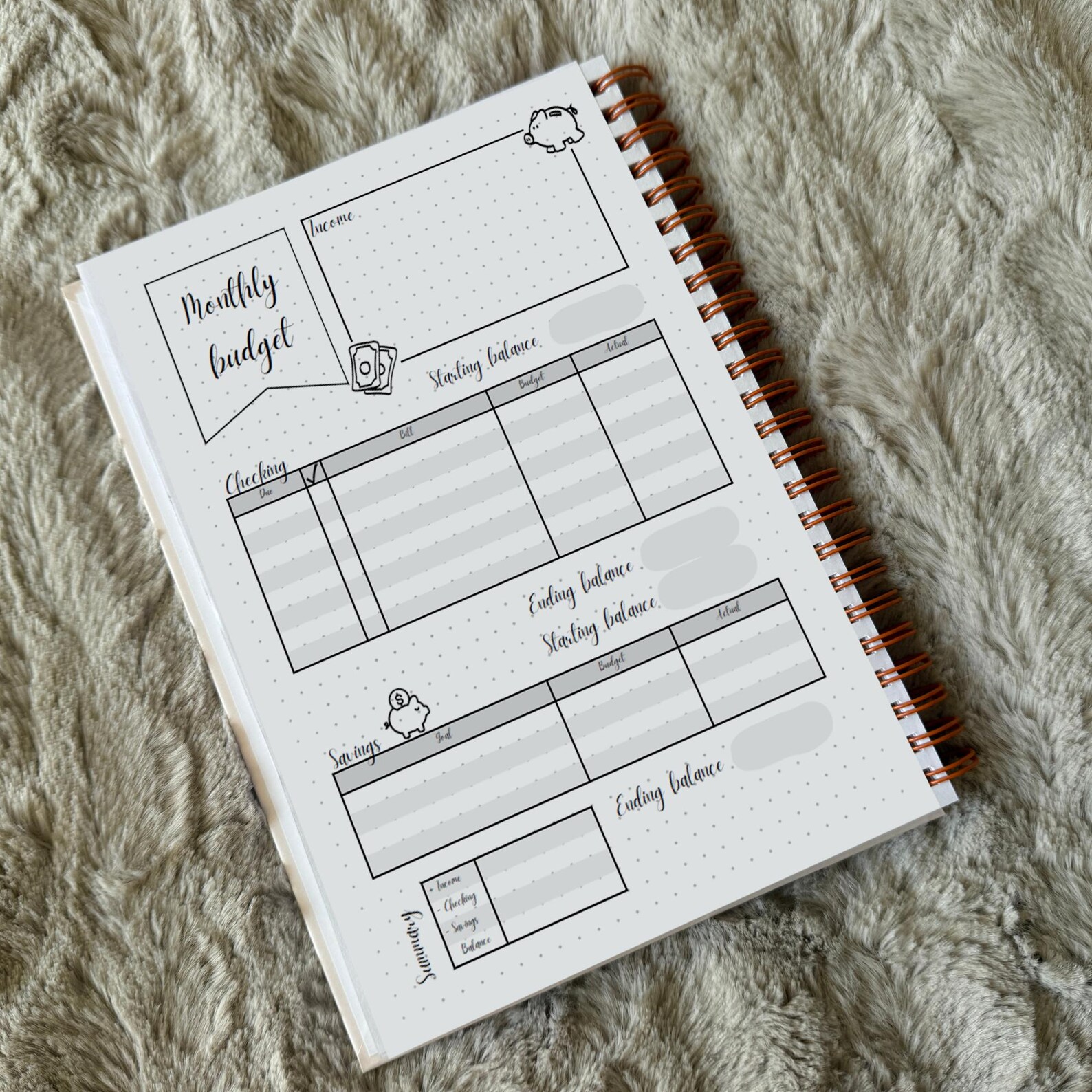 Bullet Journal Set, Habit Tracker, Fitness Tracker, Mood Tracker, Dot ...