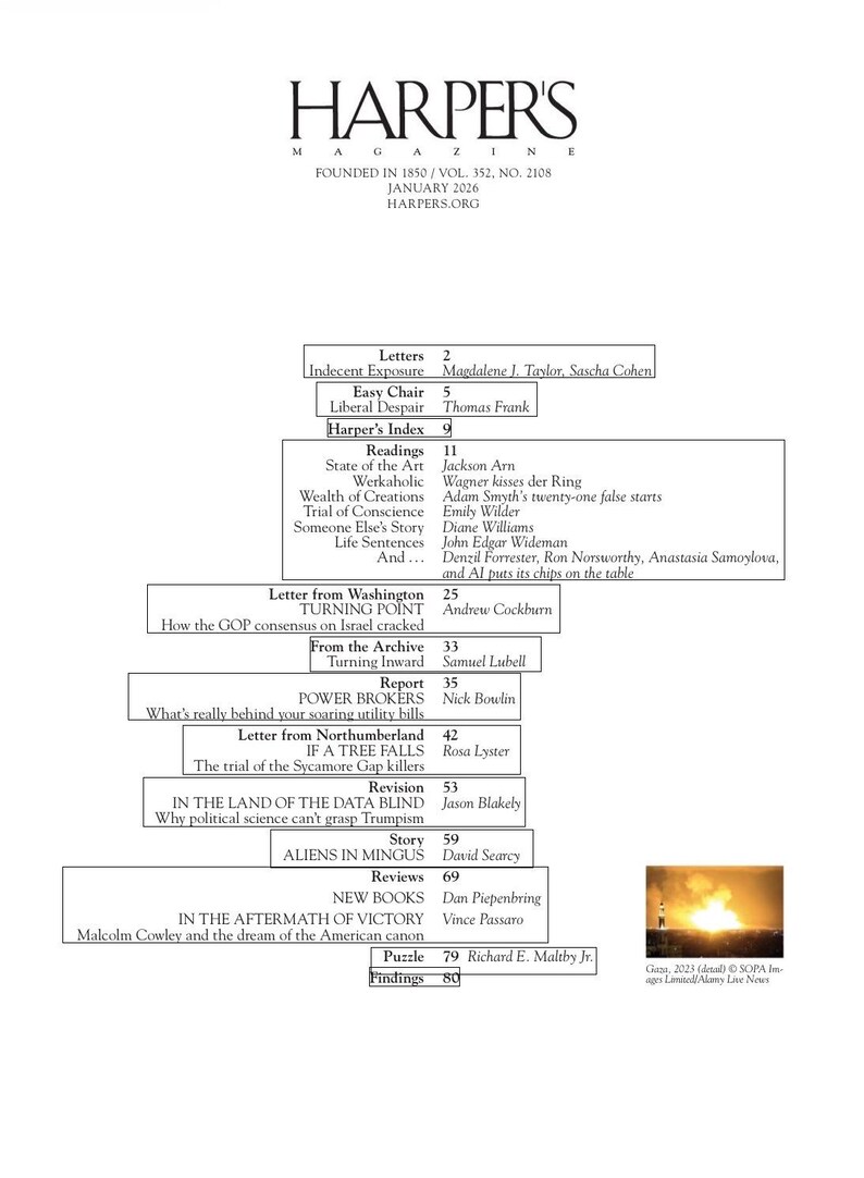 NEW! Harper’s Magazine – January 2026 - Etsy Australia