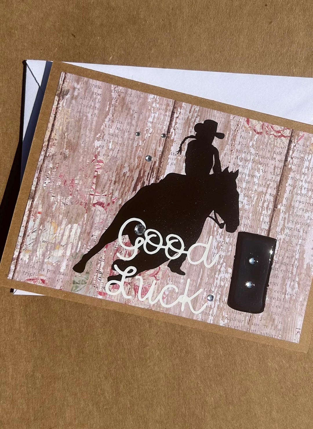 Barrel Racer good Luck With Epoxied Barrel - Etsy