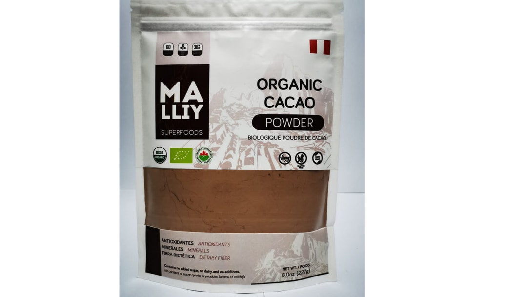 Organic Cacao Powder – 100% Pure, Product Imported From Peru. USDA ...