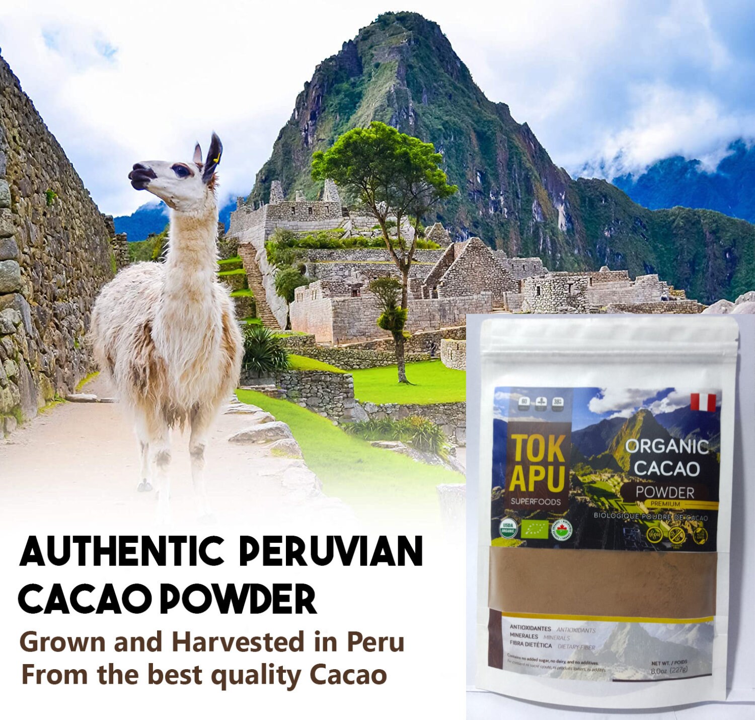 Organic Cacao Powder Imported From Peru - Etsy