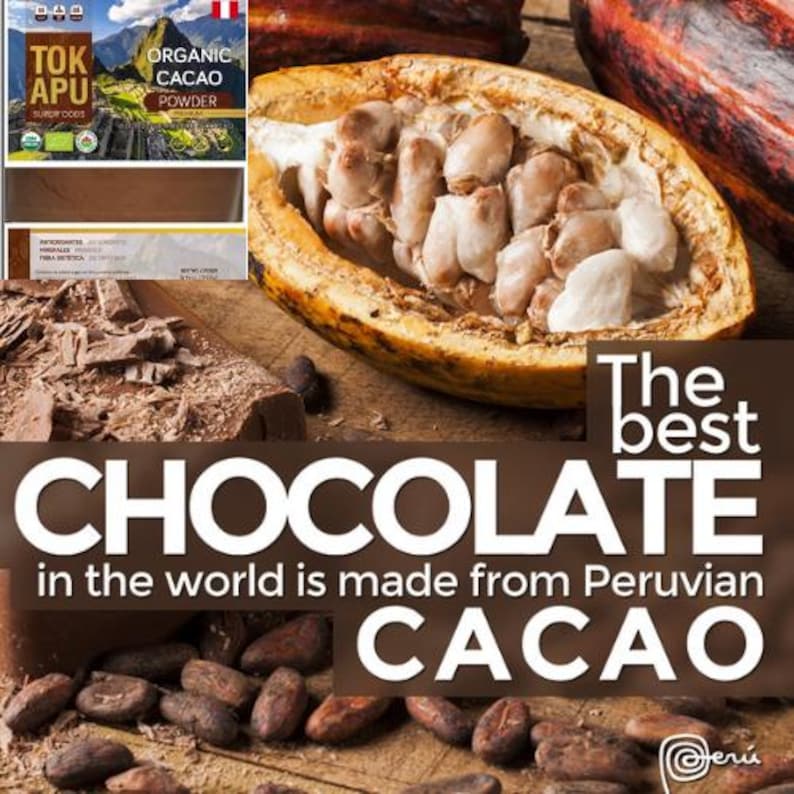 Organic Cacao Powder Imported From Peru - Etsy