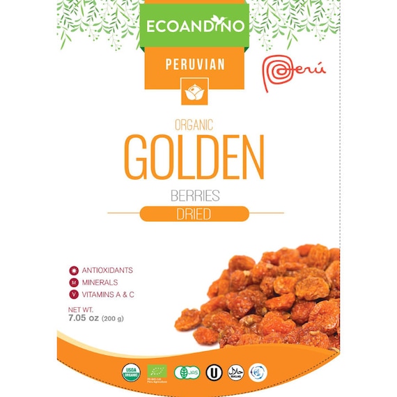 Organic Dried Golden Berries Imported From Peru USDA - Etsy
