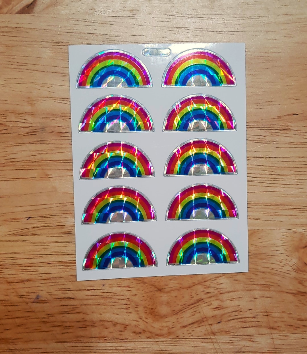 Vintage 80s/90s Prismatic Rainbow Vending Machine Stickers - Etsy