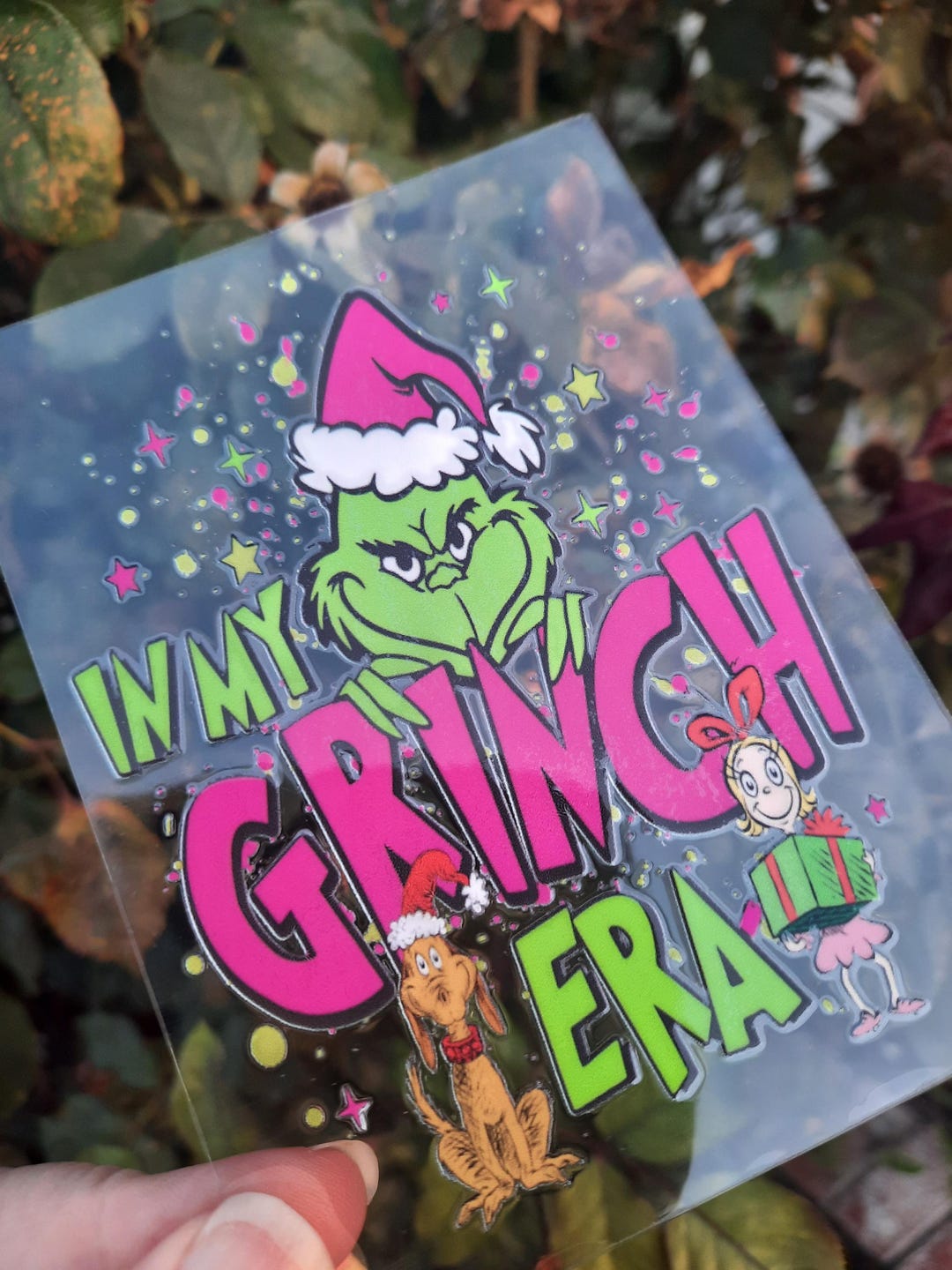 UV DTF 4"x3" Decal Mean Greenie Era Ready to Ship - Etsy