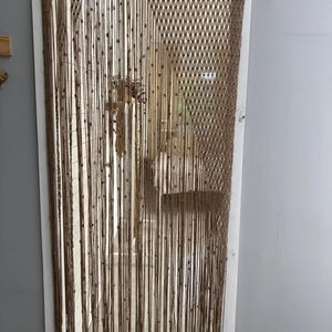 Macrame Doorway Curtain,beaded Curtain,bohemian Wall Art Decor,woven ...