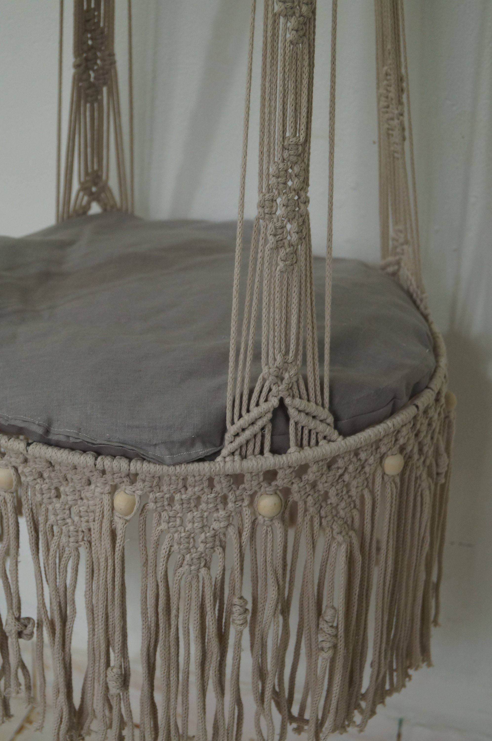 Macrame Cat Hammock,macrame Cat Bed,macrame Pet Swing, Hanging Cats ...