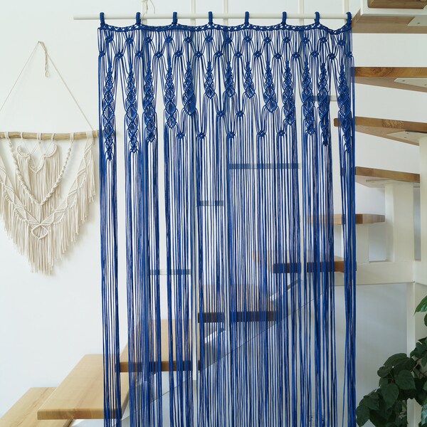 Macrame Door Curtain - Etsy