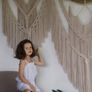 Extra Large Macrame Wallhanging,huge Macrame Wall Pattern,macrame Mural ...