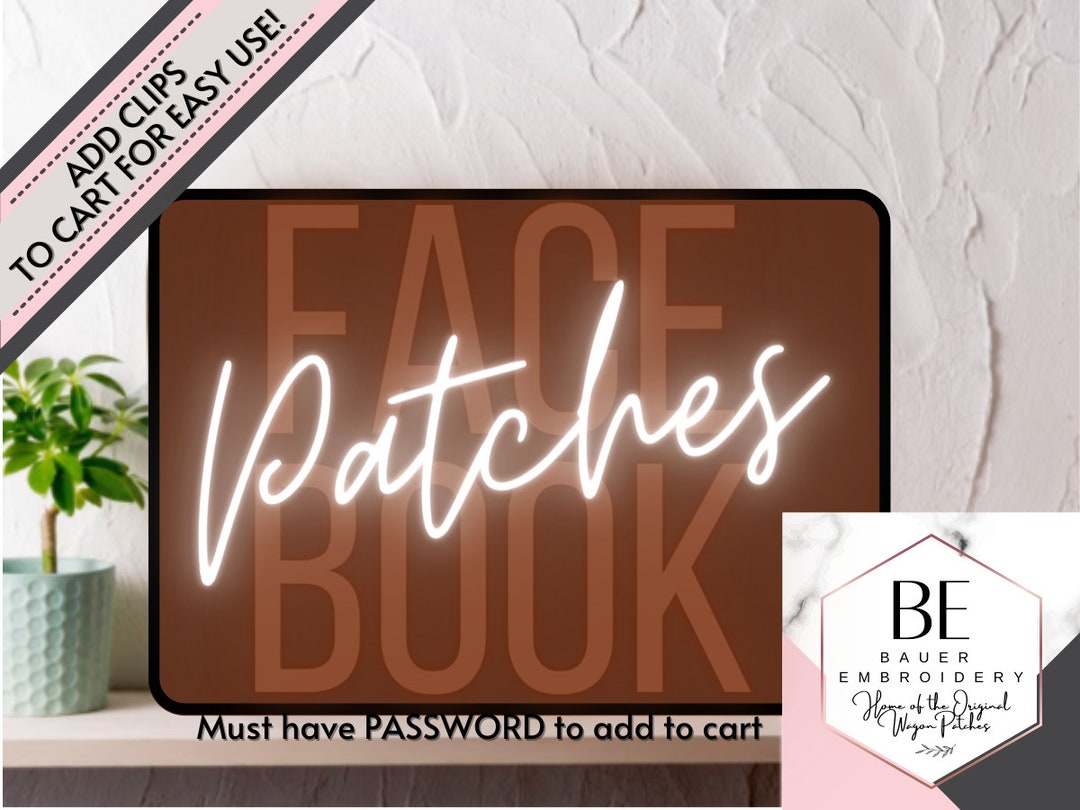 Custom Wagon Patches: CLIPS SOLD SEPARATELY Facebook Patches - Etsy
