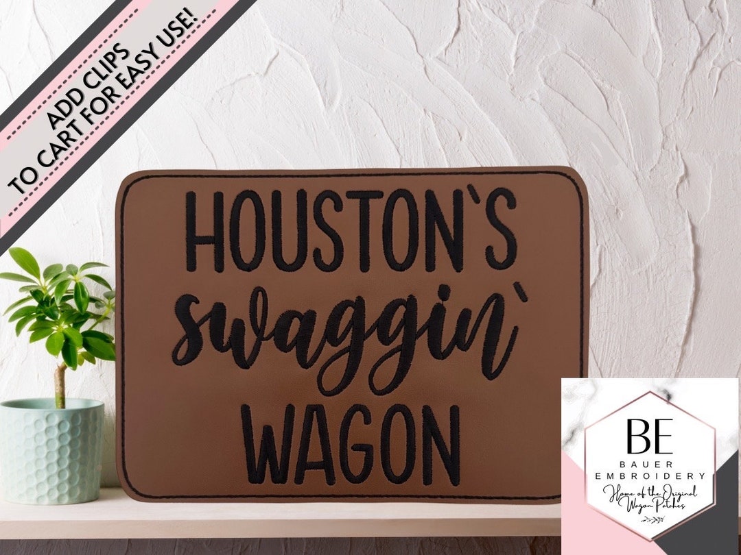 Custom Wagon Patches: CLIPS SOLD SEPARATELY Custom Swaggin Name Patch ...