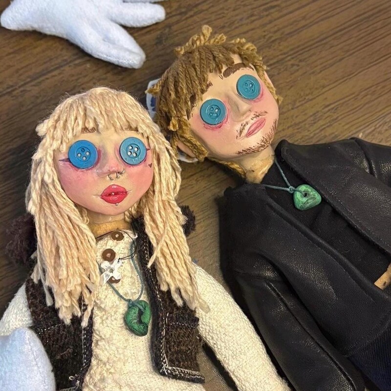 Button Eyes Doll - Etsy